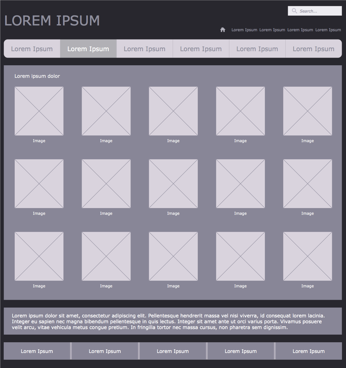 Website Wireframe Solution | ConceptDraw.com